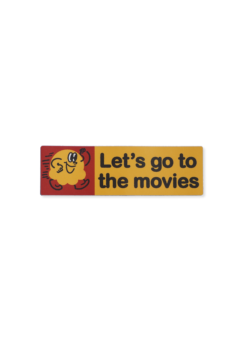Let's Go To The Movies Sticker – Super Yaki